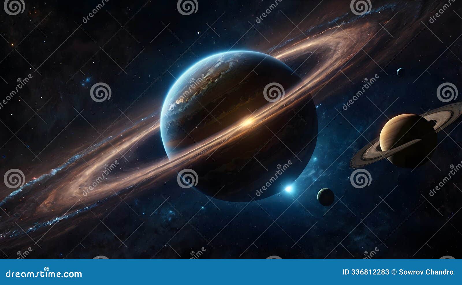 Galactic Marvels Exploring the Cosmos. Stock Image - Image of ...