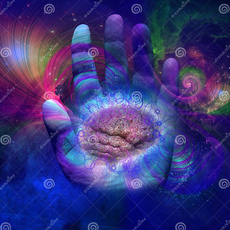 Galactic Mind stock illustration. Illustration of create - 42453972