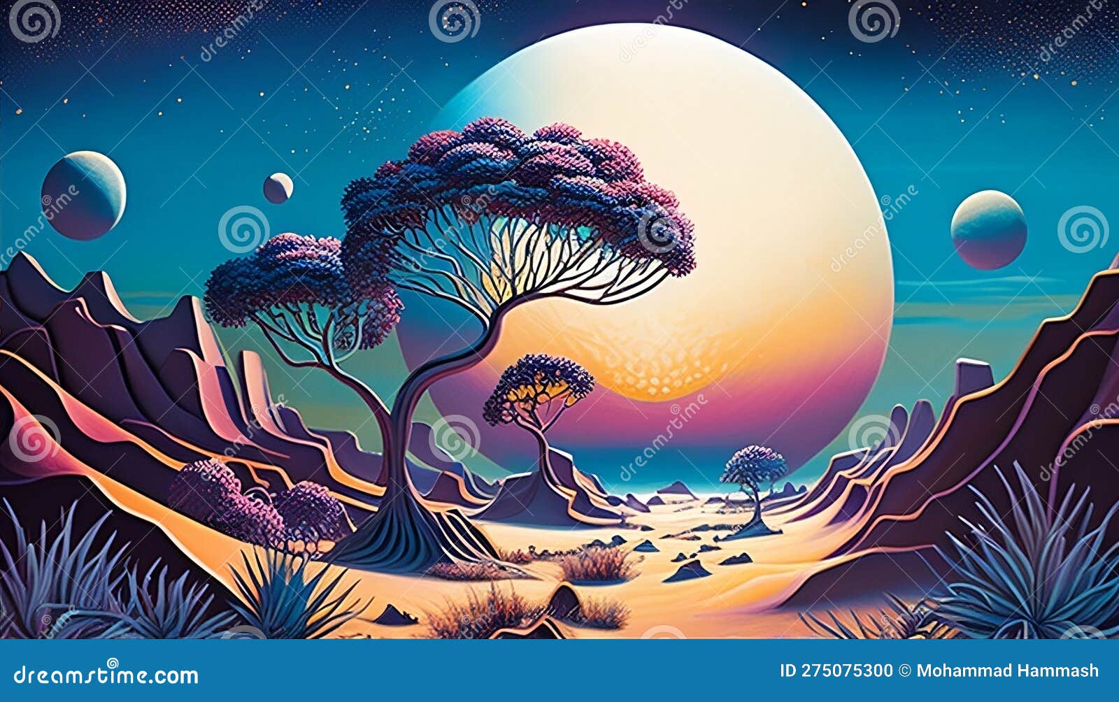 Galactic Oasis: a Mesmerizing AI Artwork, Made with Generative AI Stock ... Galactic Oasis: a Mesmerizing AI Artwork, Made with Generative AI Stock ...