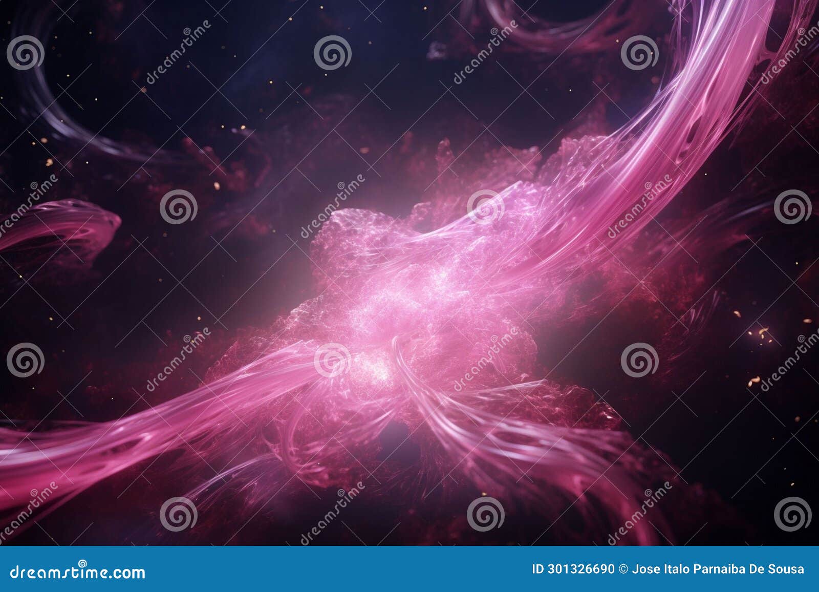 Galactic Resilience Cosmic Elements Aligning To Stock Illustration ...
