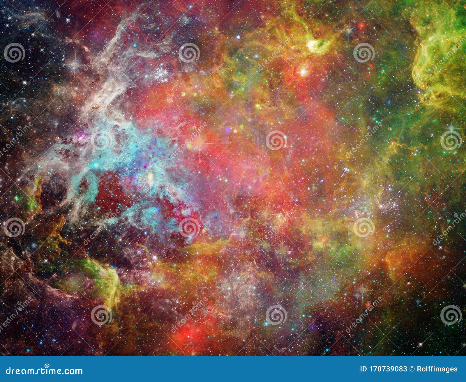 Galactic Space Background 3D Earth Vector Illustration | CartoonDealer ...