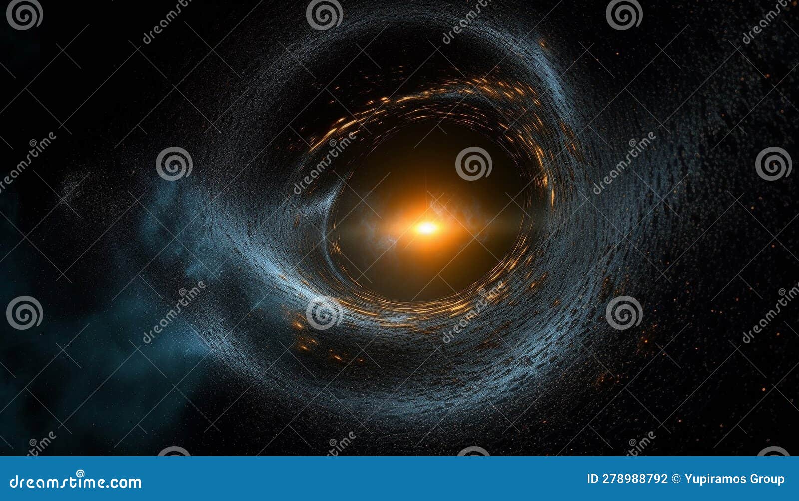 Galactic Sphere Glows in Abstract Pattern, a Futuristic Natural ...