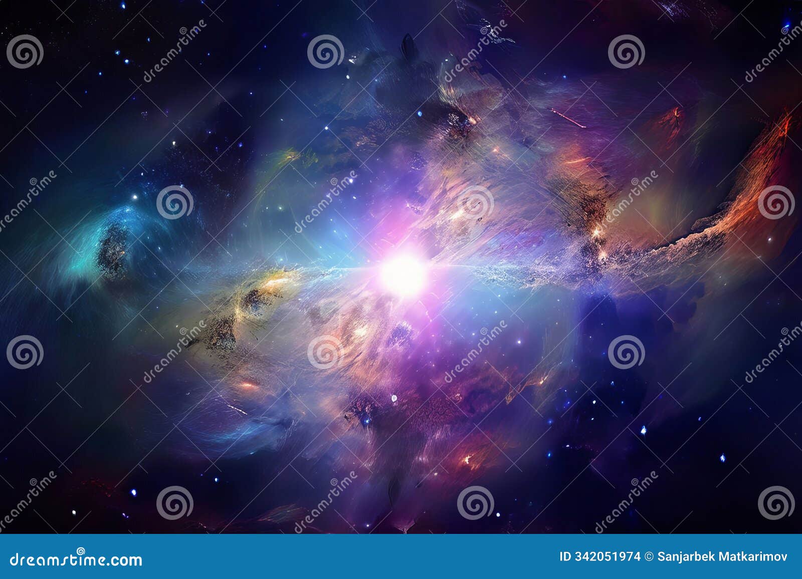 Galactic Synchronization Every Galactic Rotations A Nebula Glows ...