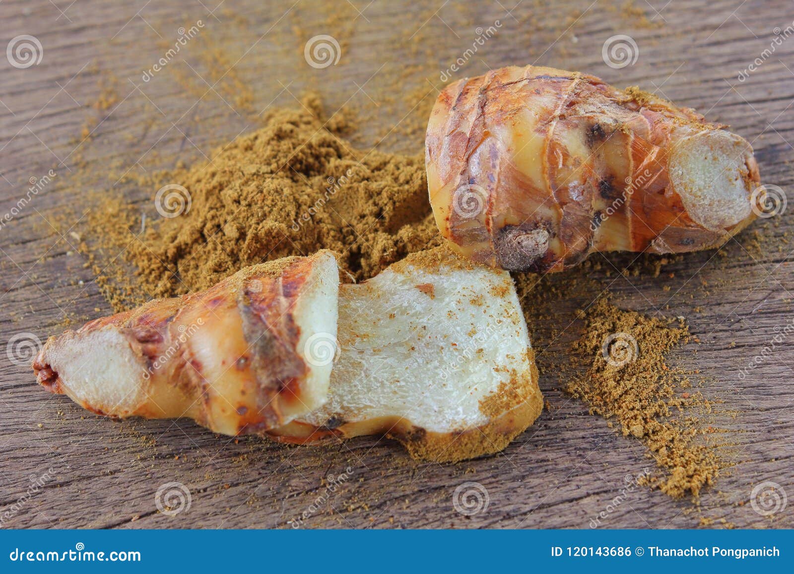 Galangal Root, Galangae Rhizome, for Herbal Medicine Stock Photo ...