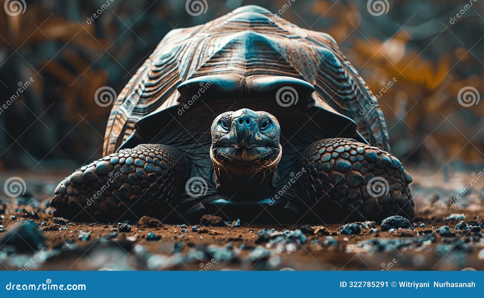 Galapagos Islands. Galapagos Tortoise. Big Turtle. Generative Ai Stock ...