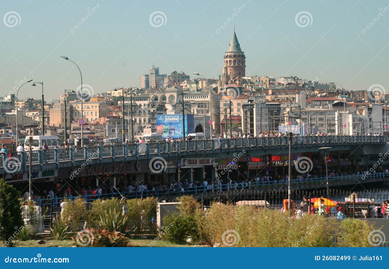 Galata bridge. Istanbul editorial stock image. Image of local - 26082499