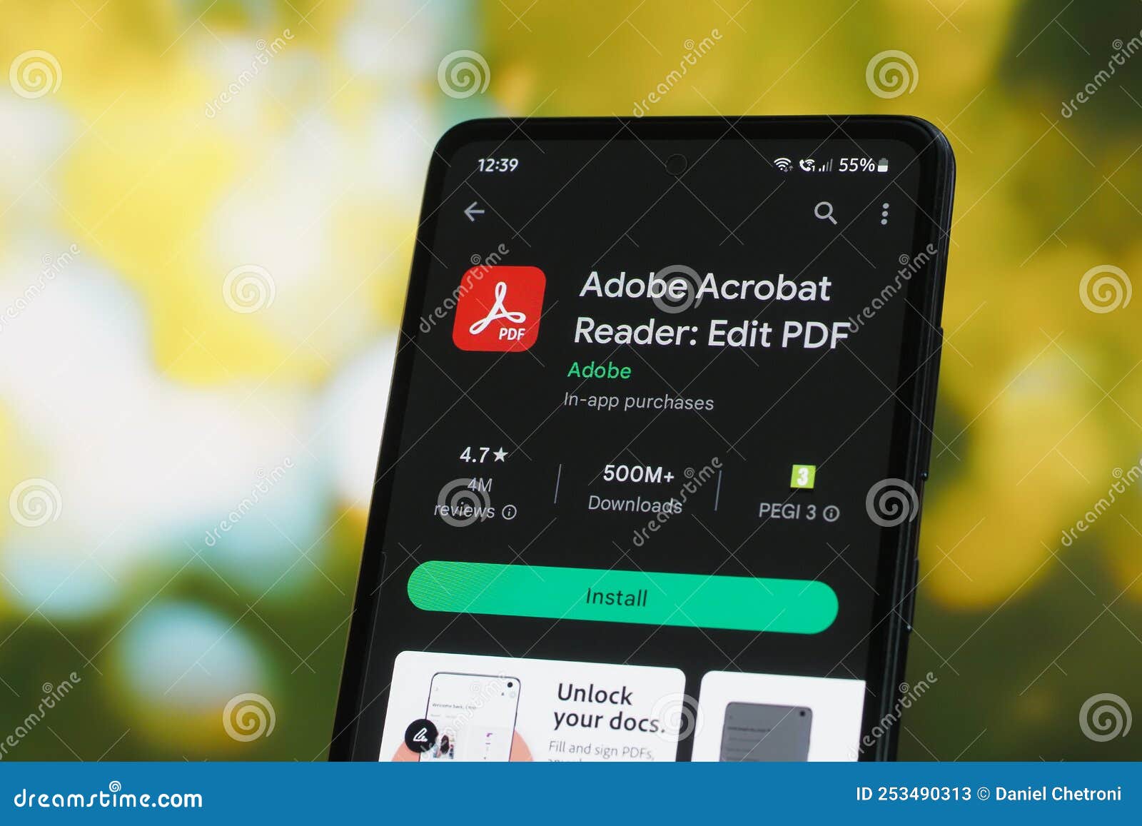 Galati, Romania - July 11, 2022: Adobe Acrobat Reader Application ...