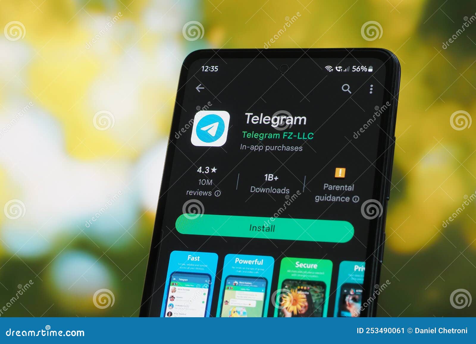 Galati, Romania - July 11, 2022: Telegram Application Available on ...