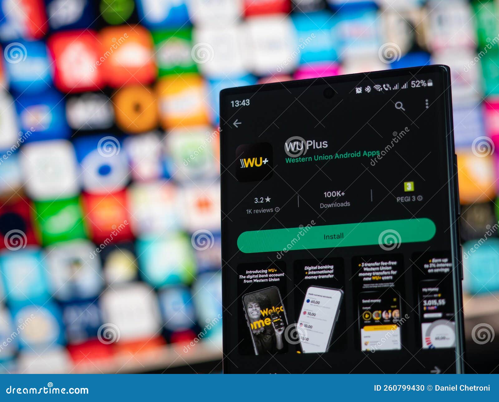 Galati, Romania - October 31, 2022: WU Plus Application Available on ...