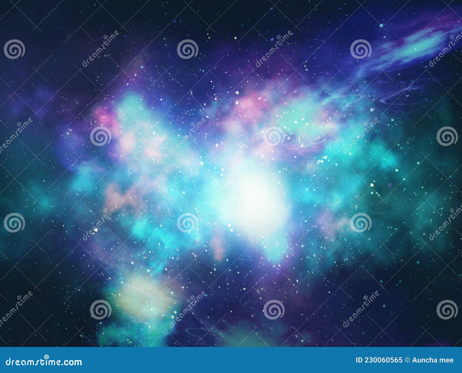 Space Starry Sky At Night Sunset Blue Universe Cosmic Space Background ...