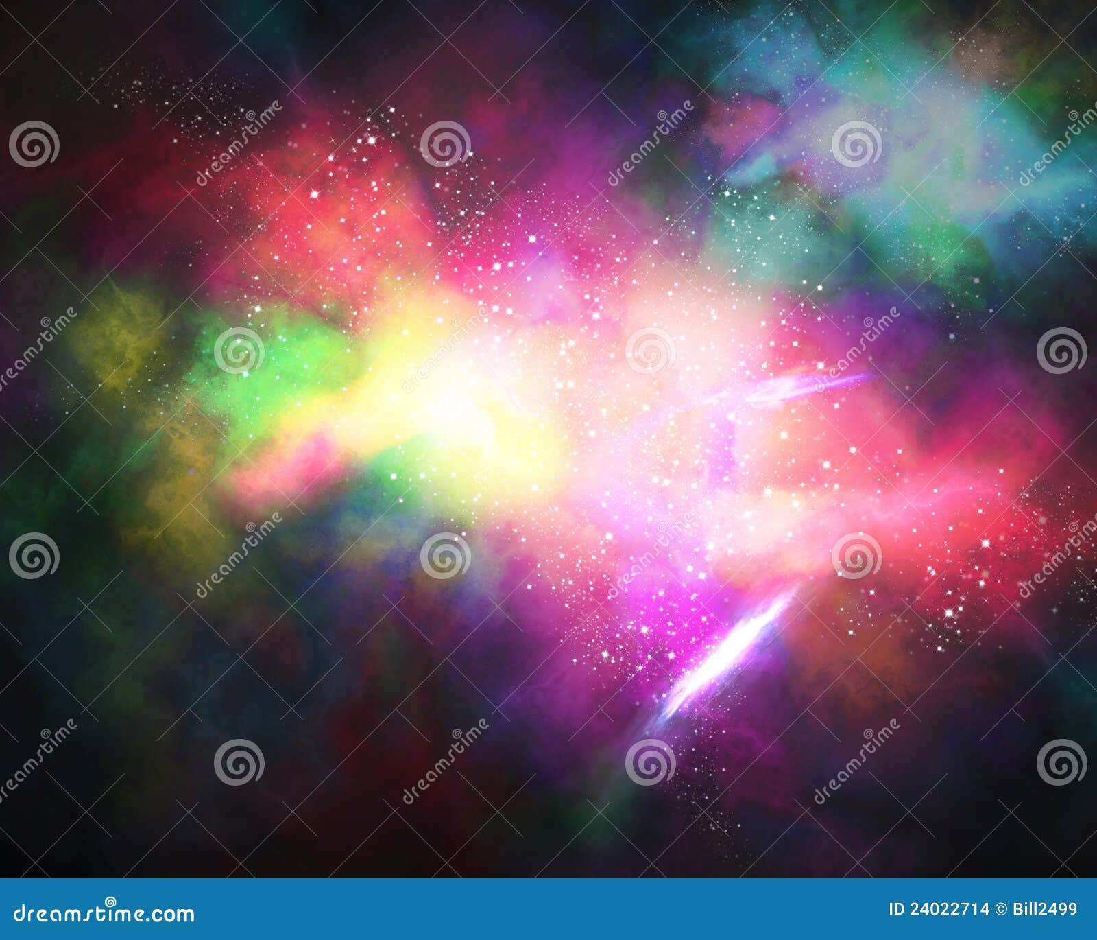 Andromeda The Princess Of Ethiopia Constellation On A Starry Space ...