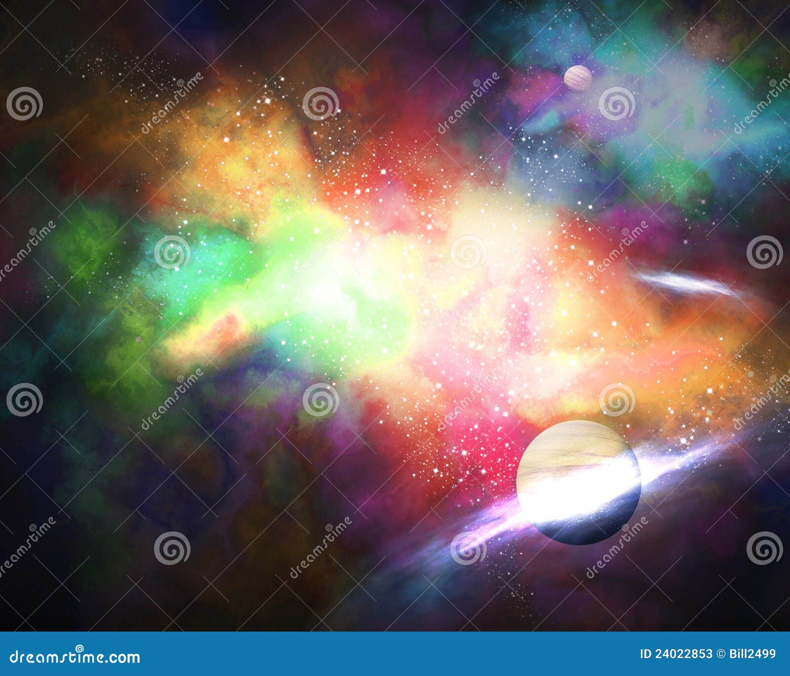 Andromeda The Princess Of Ethiopia Constellation On A Starry Space ...