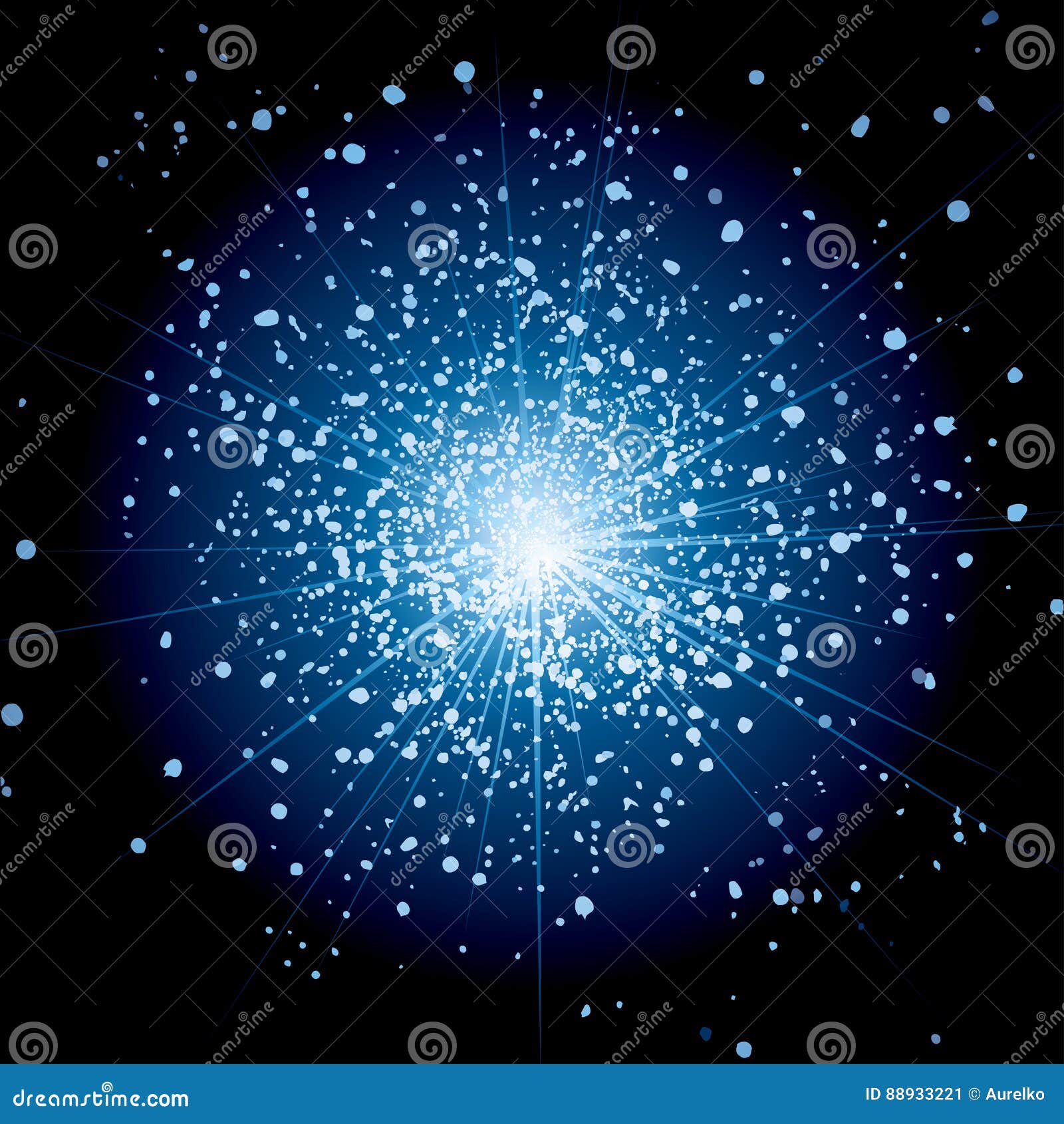 Galaxy stock vector. Illustration of beam, dark, galaxy - 88933221