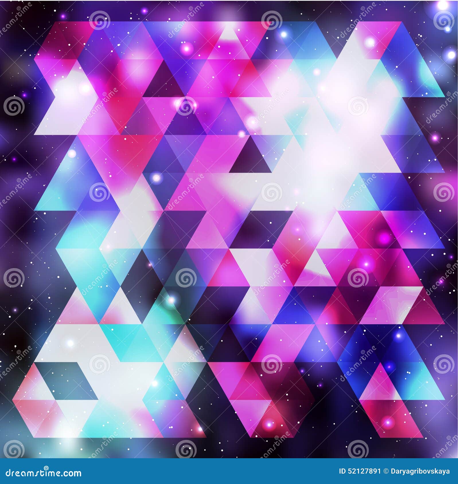 Galaxy Background. Colorful Vector Illustration Stock Vector ...