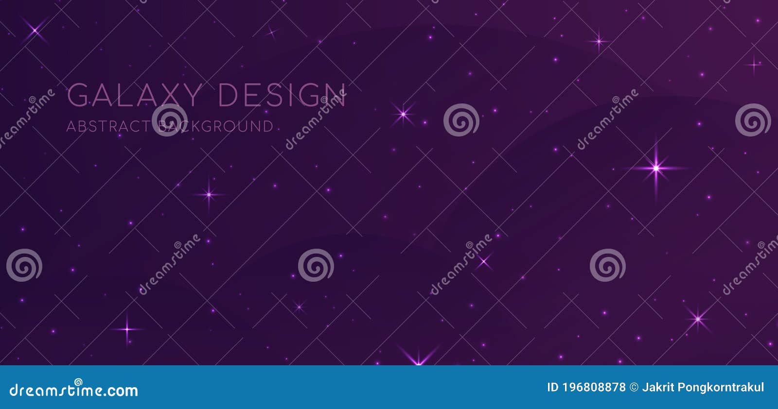Galaxy Background Purple Color Star Light Glow Concept Stock Vector ...