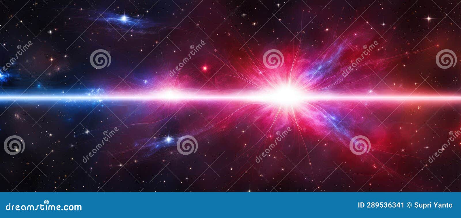 Galaxy Concept Background Stunning Supernova Anamorphic Display Stock ...
