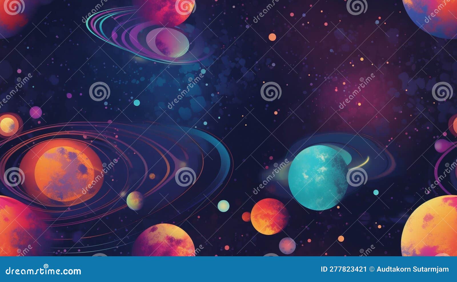 Galaxy Constilation Seamless Pattern Simulating the Night Sky with ...