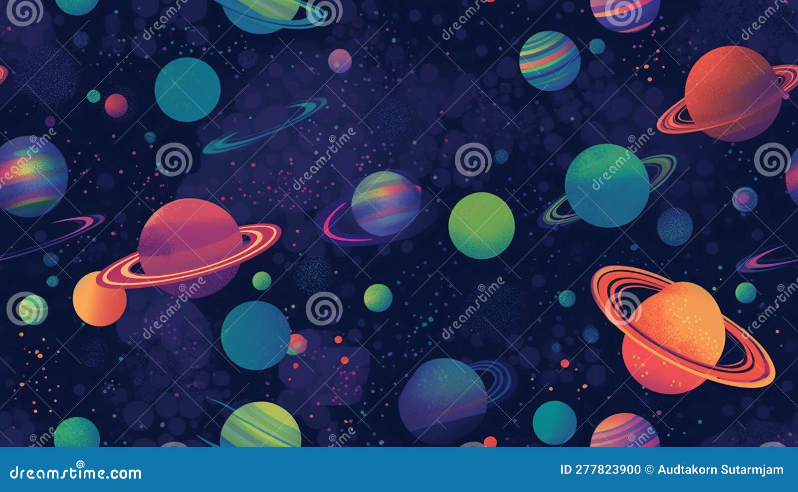 Galaxy Constilation Seamless Pattern Simulating the Night Sky with ...