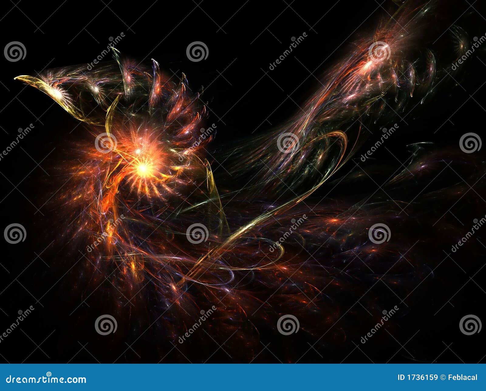 Galaxy crash stock image. Image of abstract, distant, form - 1736159