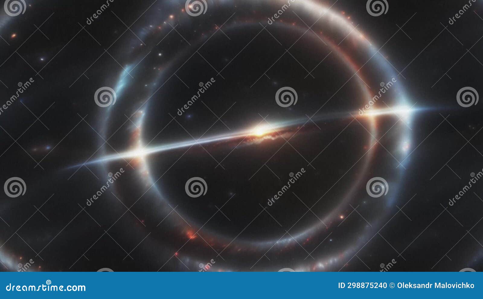 A Galaxy that Exploded. Objects and Cosmic Dust Fly Away from the ...