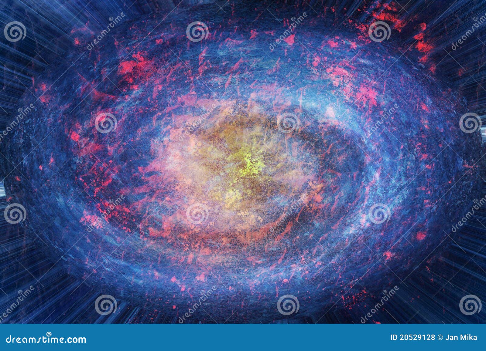 Galaxy explosion stock illustration. Illustration of fantasy - 20529128