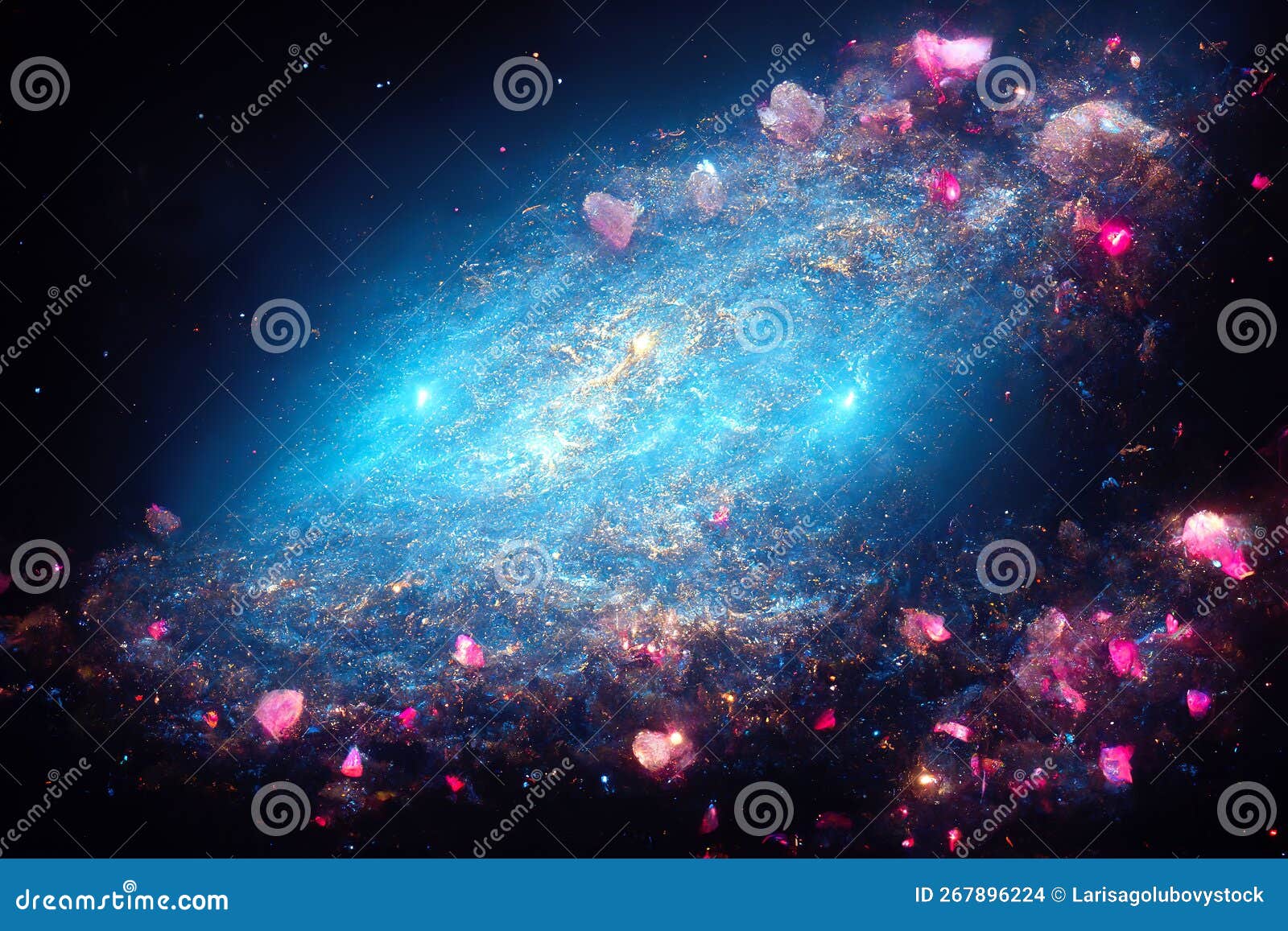 Galaxy Glow Universe Gravity Space Orbit Stock Photo - Image of beauty ...