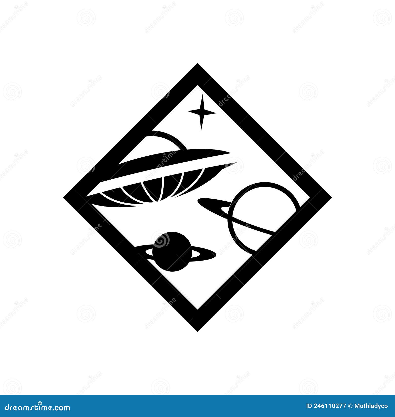 Galaxy Icon, Space Logo, Spaceship Symbol, Icon Stock Vector ...