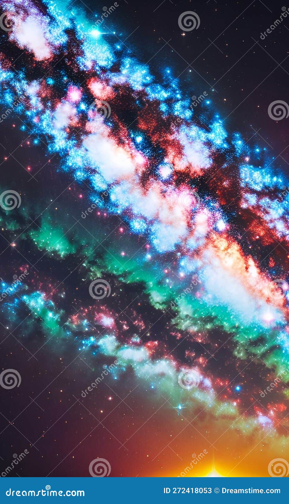 Galaxy Illustration Artificial Intelligence Artwork Generated Stock ...