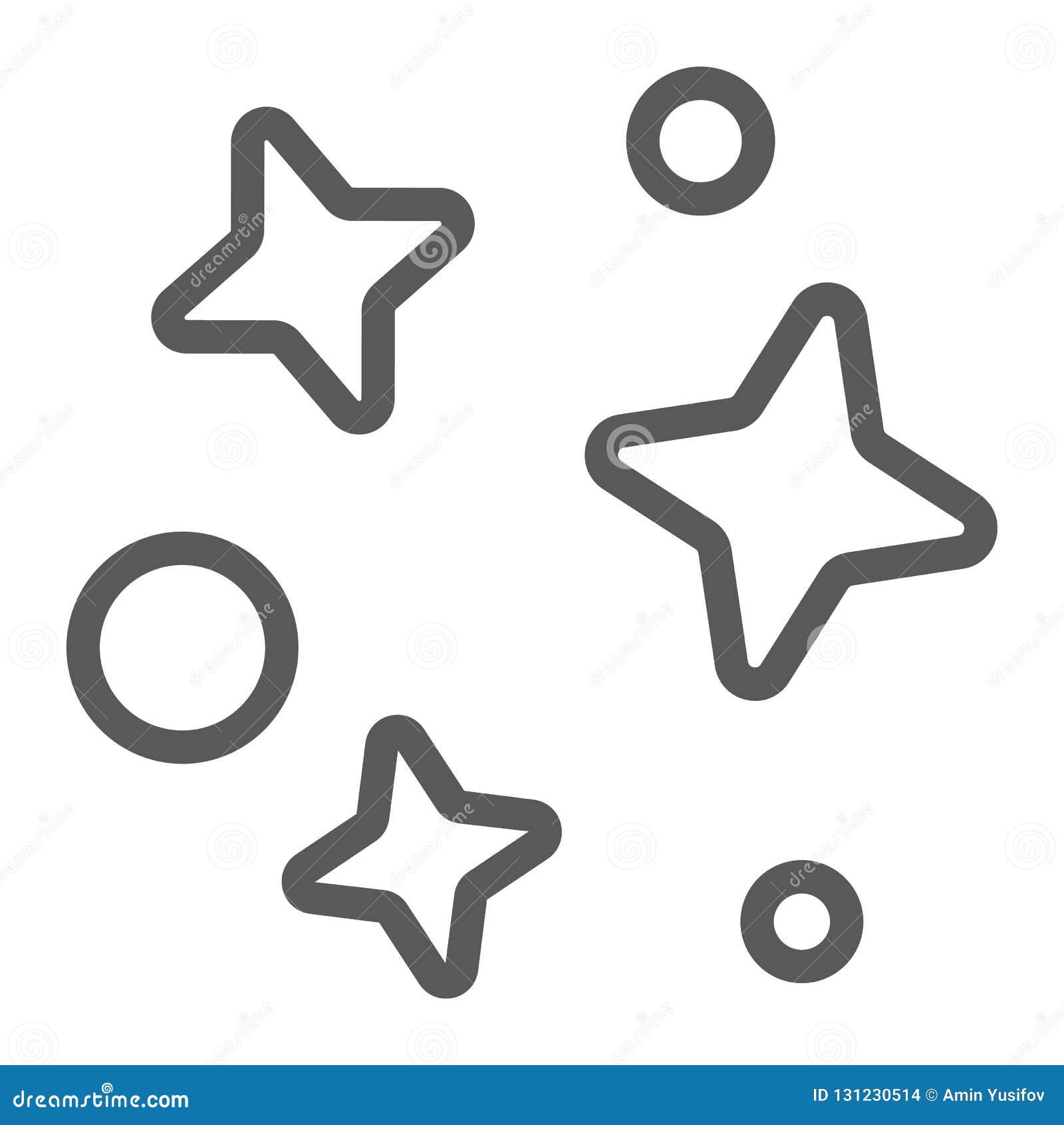 Galaxy Line Icon, Universe and Astronomy, Space Sign, Vector Graphics ...