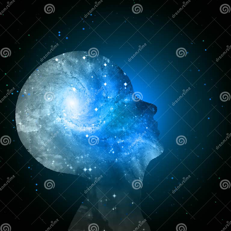 Galaxy Mind stock illustration. Illustration of beauty - 15949981