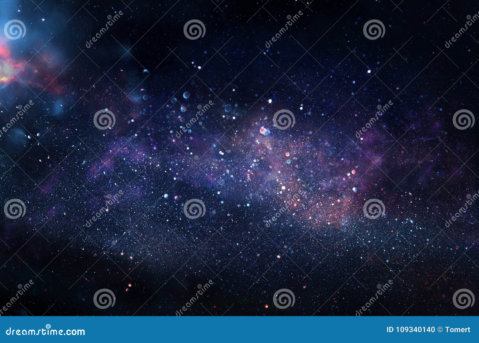 Galaxy And Nebula Starry Outer Space Background Texture