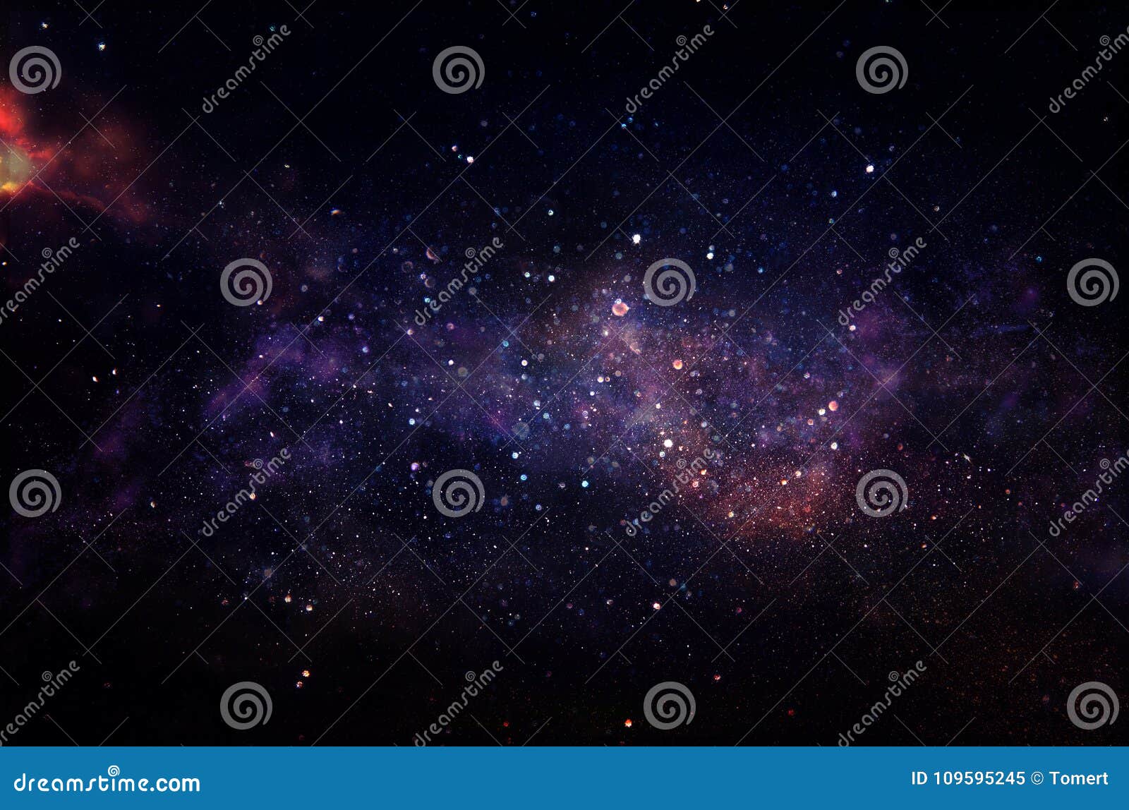 Starry Outer Space Background Texture Stock Image | CartoonDealer.com ...