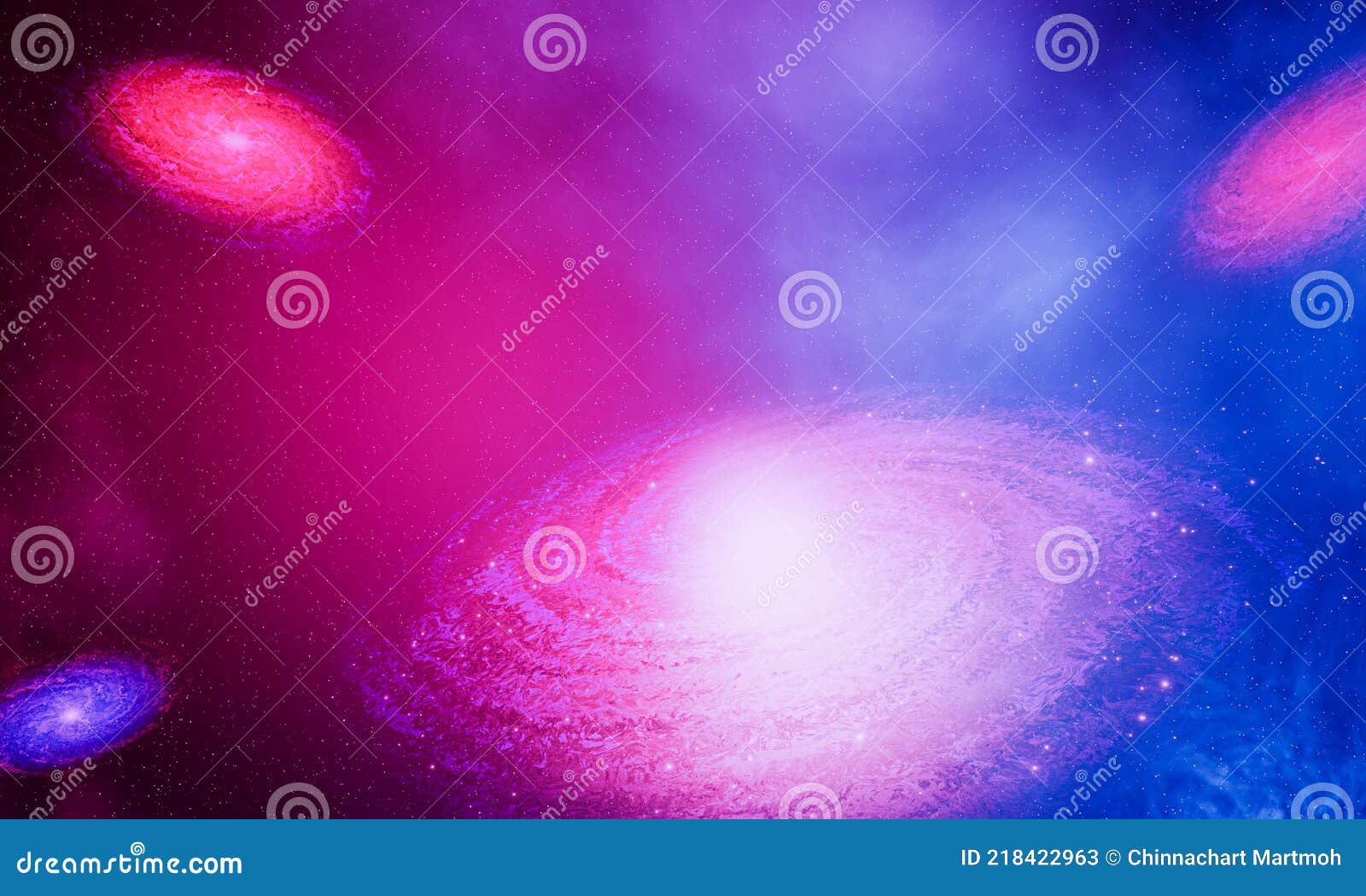 Galaxy or Nebular in Space with Many Stars. Space Image for Use As a ...