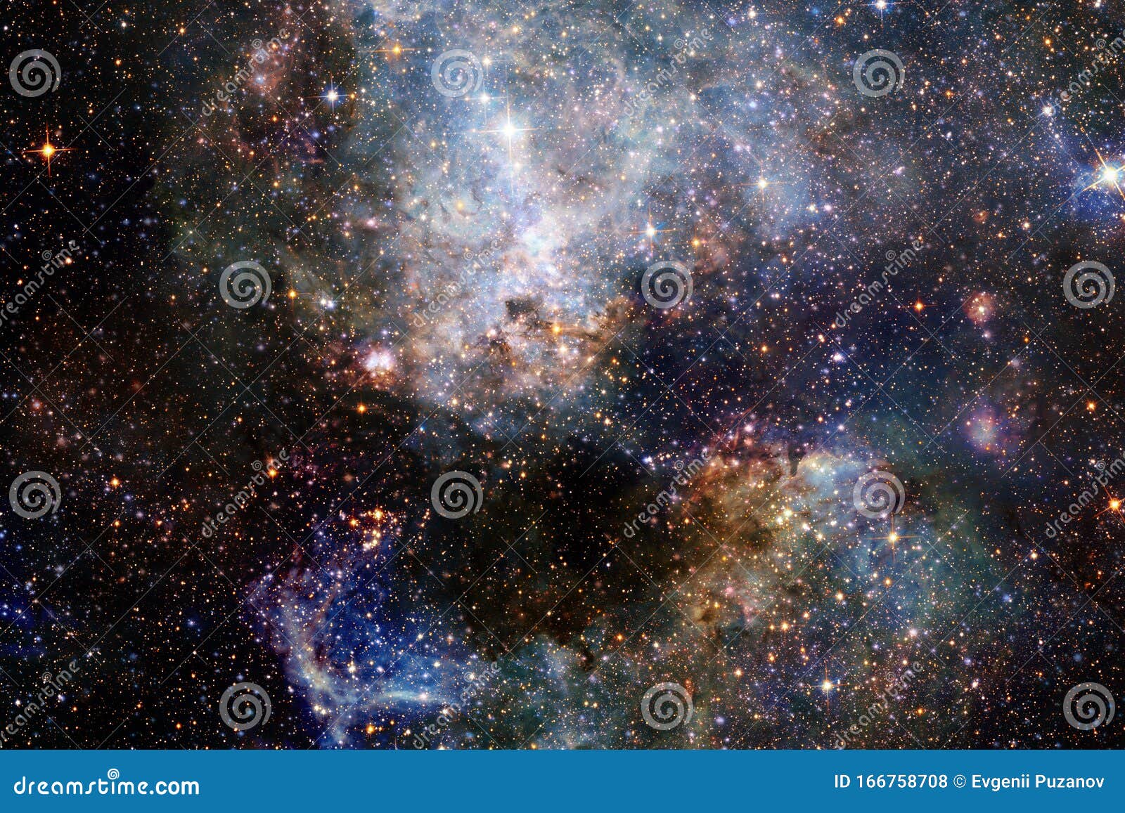 Galaxy in Outer Space. Elements of this Image Furnished by NASA Stock ...