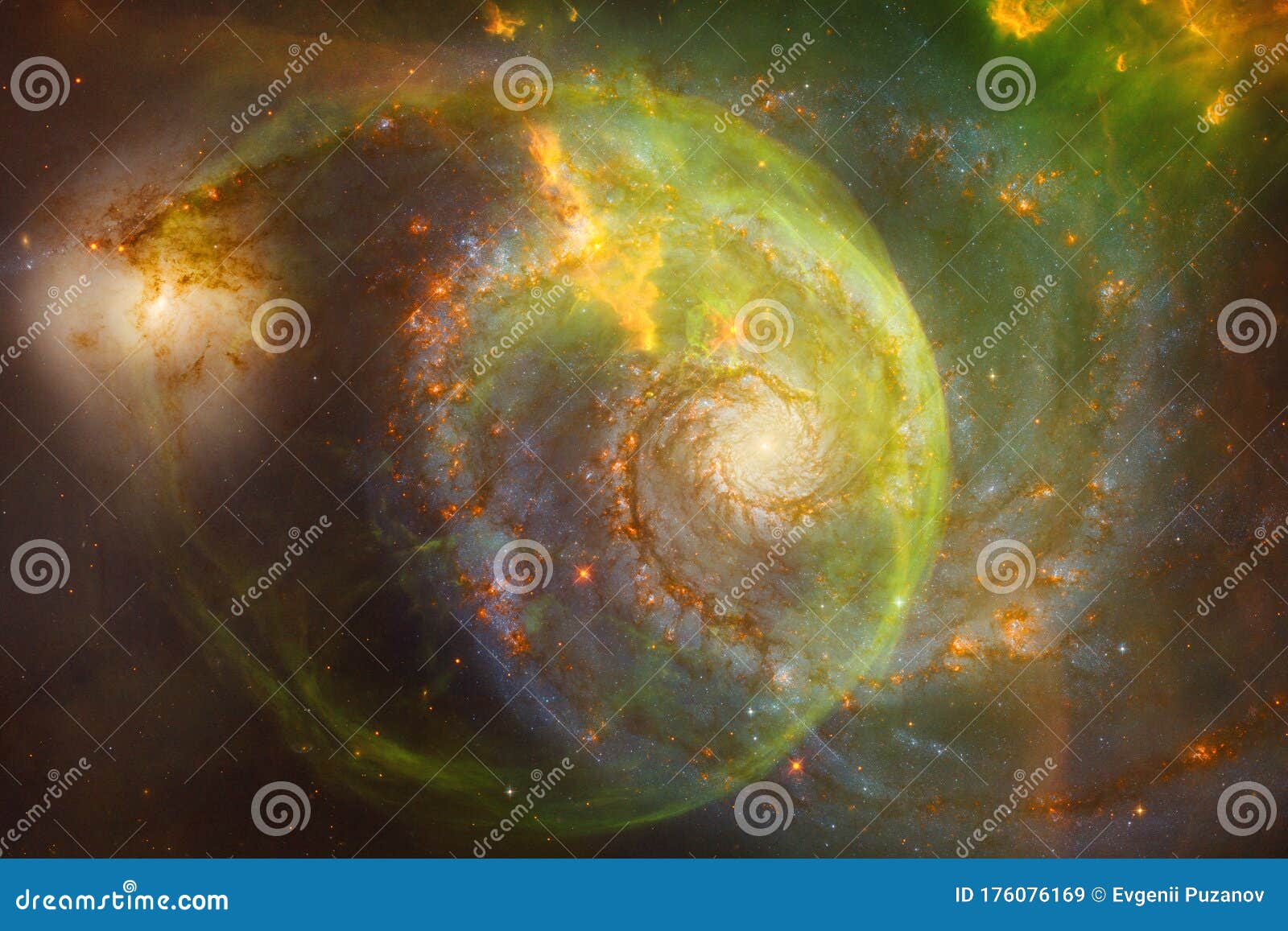 Galaxy in Outer Space. Elements of this Image Furnished by NASA Stock ...