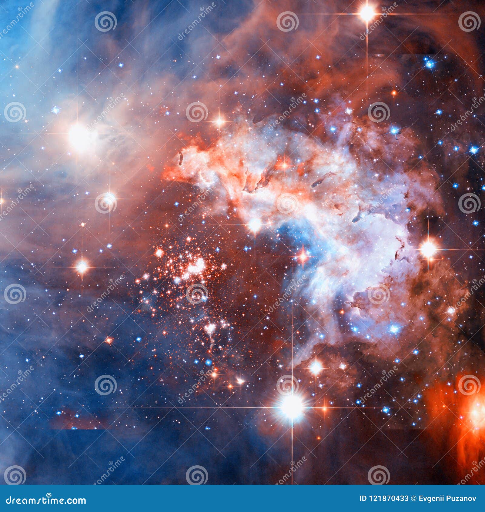 Purple Galaxy in Outer Space. Elements of this Image Furnished by NASA ...