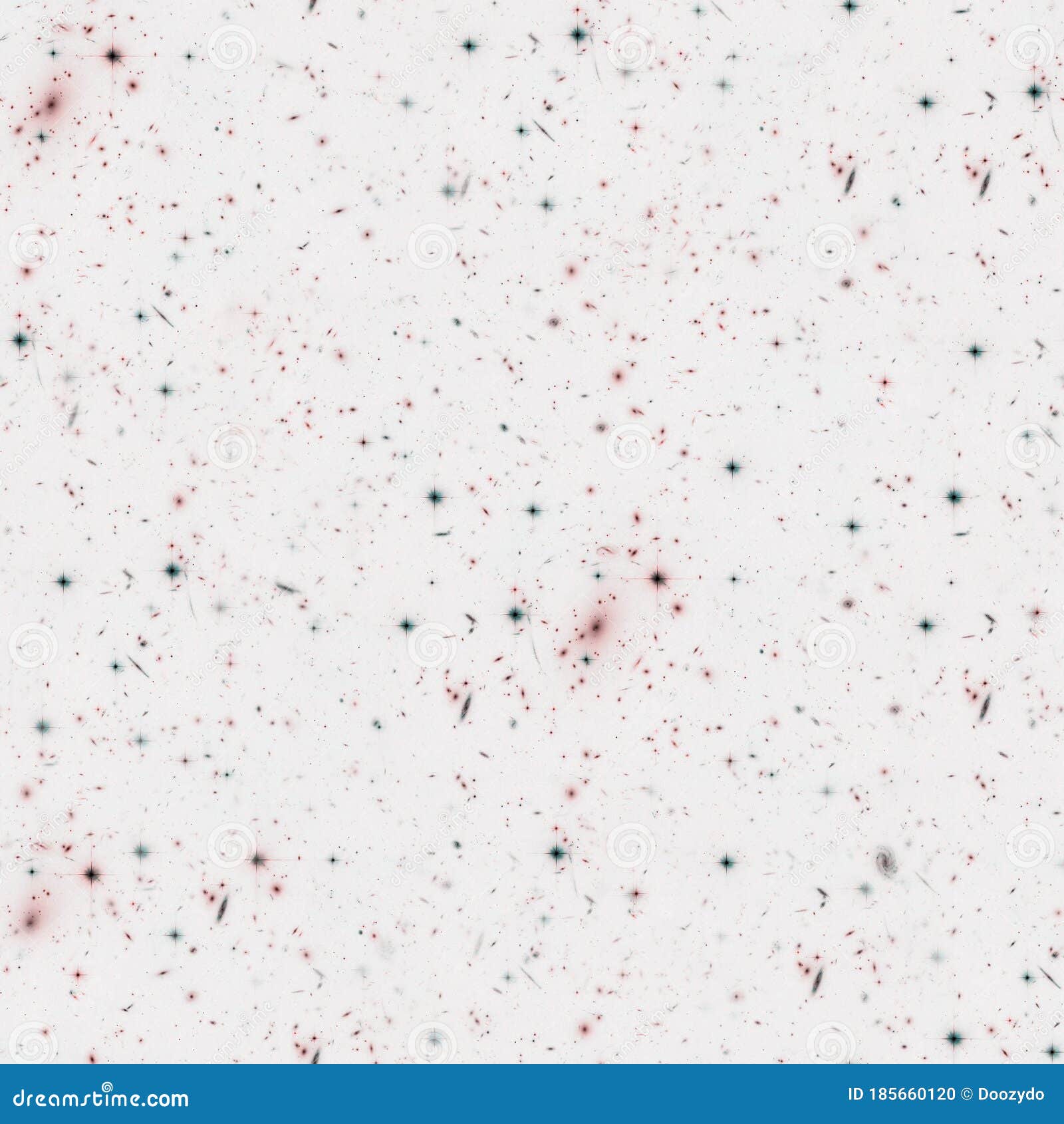 Galaxy Pattern Repeated Design. Red Abstract Stock Illustration ...