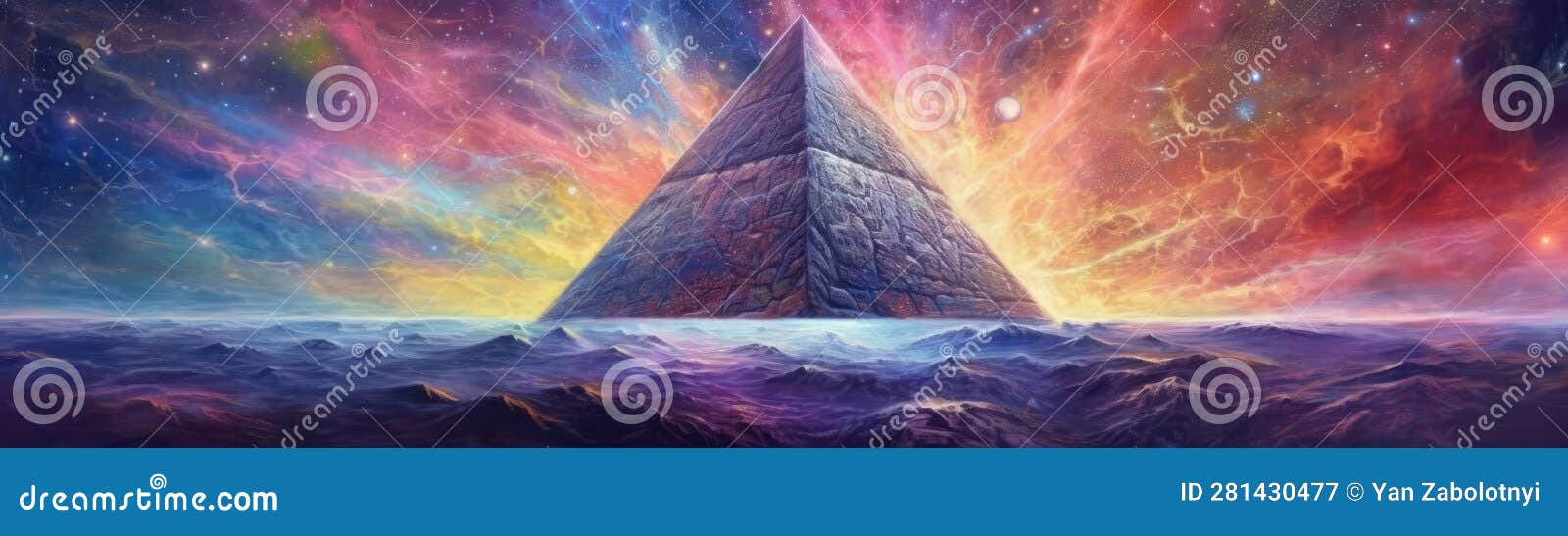 Galaxy Prism a Mesmerizing Rainbow of Cosmic Colors Suspended in ...