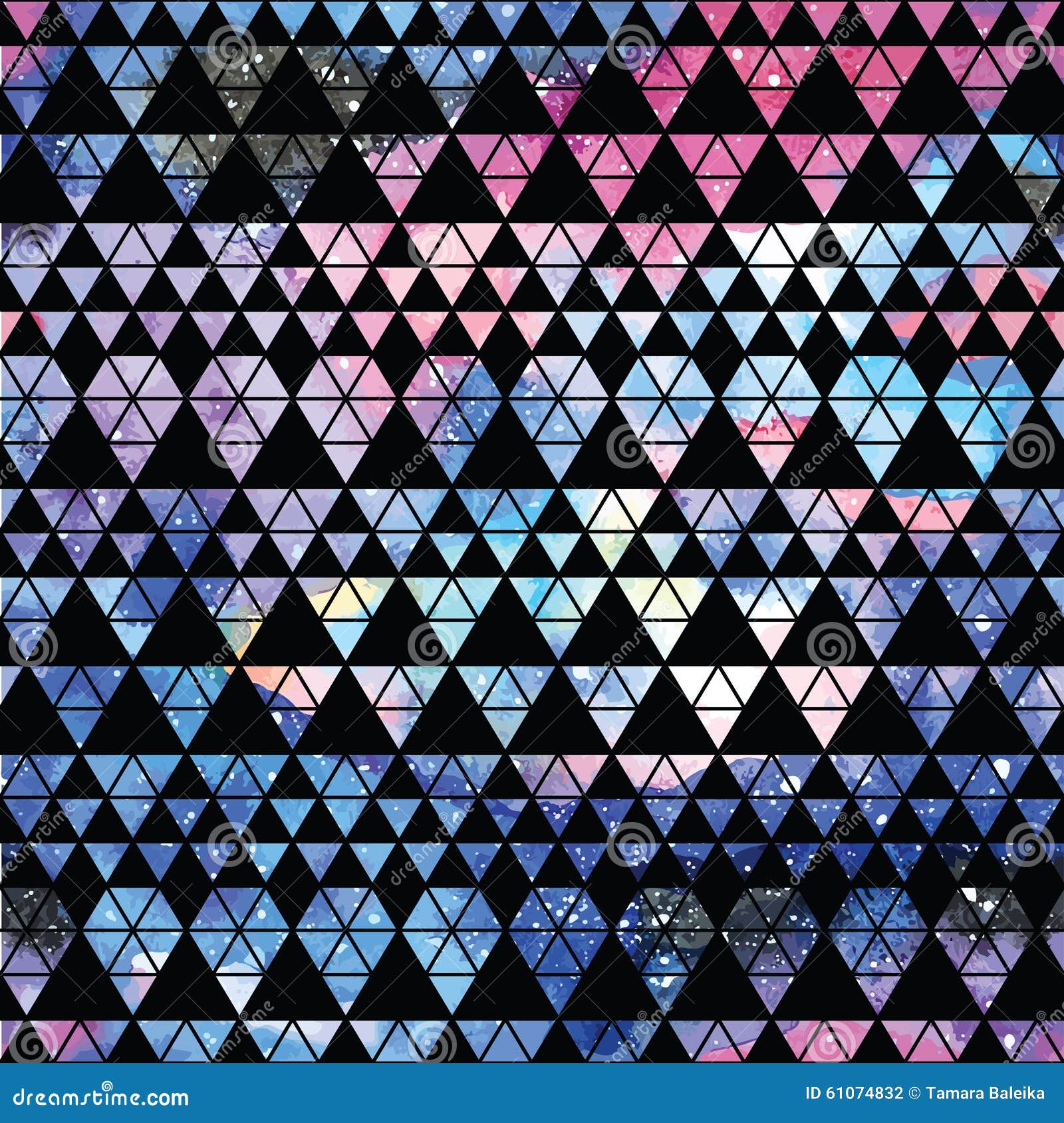 Galaxy seamless pattern. stock vector. Illustration of design - 61074832