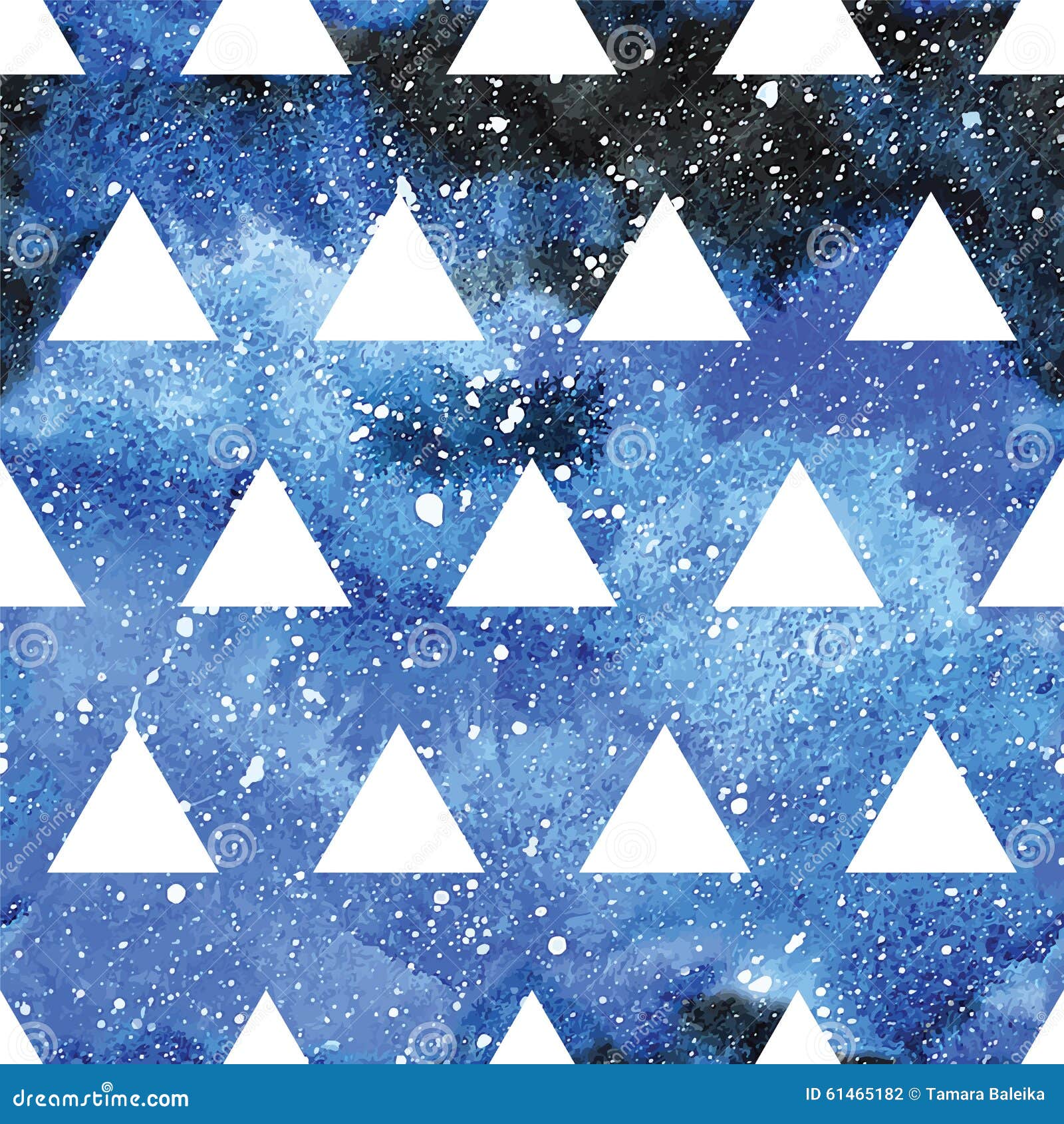 Galaxy seamless pattern. stock vector. Illustration of geometric - 61465182