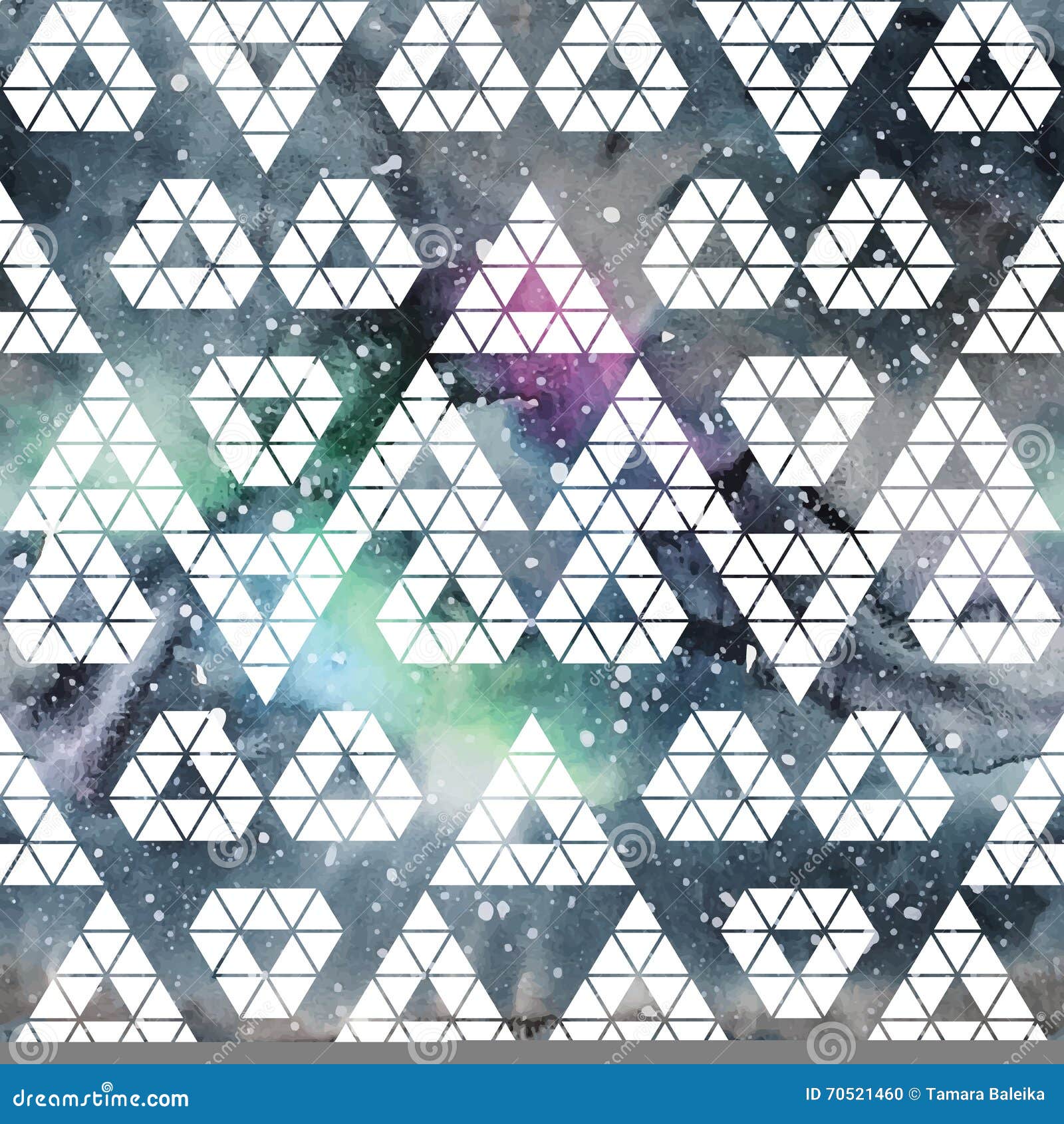 Galaxy seamless pattern. stock vector. Illustration of black - 70521460