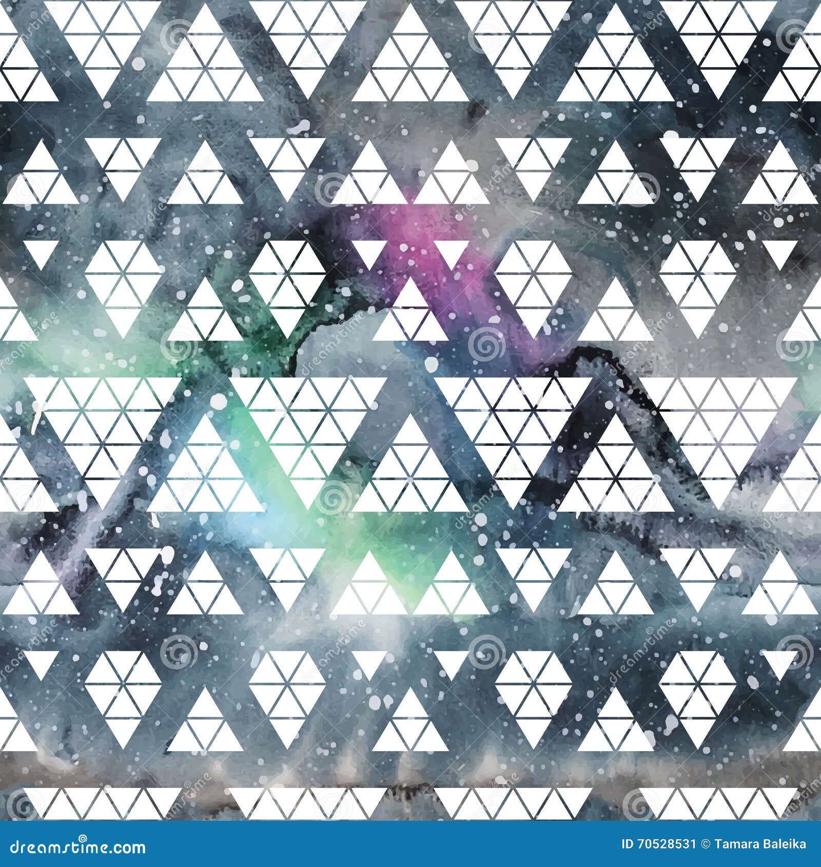 Galaxy seamless pattern. stock vector. Illustration of cosmos - 70528531