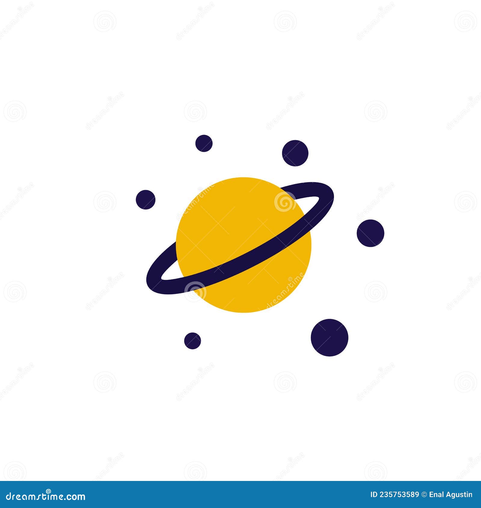 Galaxy Solar System Logo Design Stock Vector - Illustration of circle ...