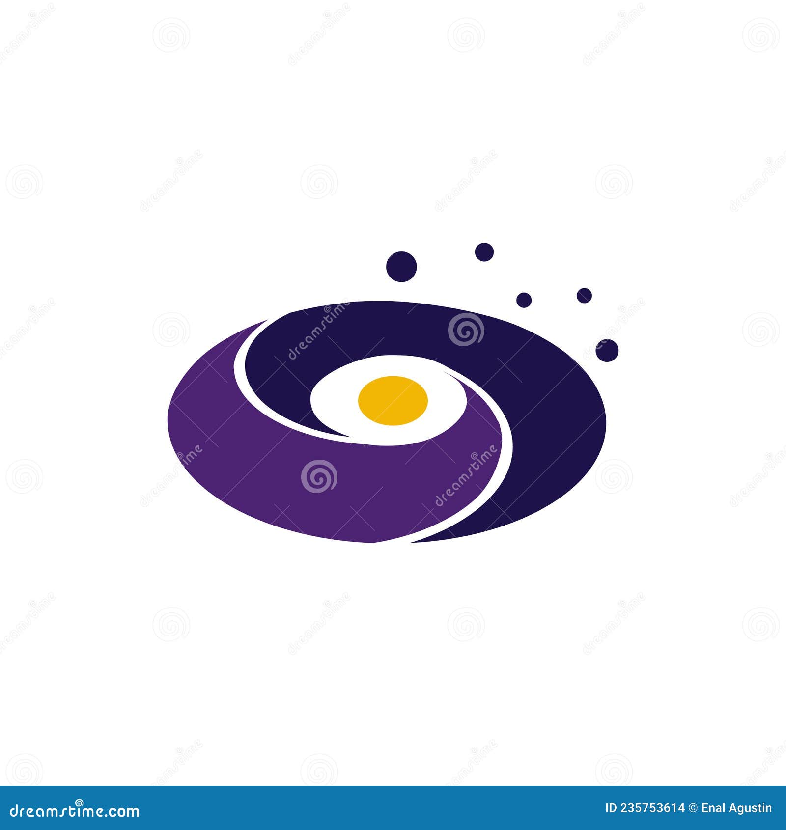 Galaxy Solar System Logo Design Stock Vector - Illustration of mercury ...