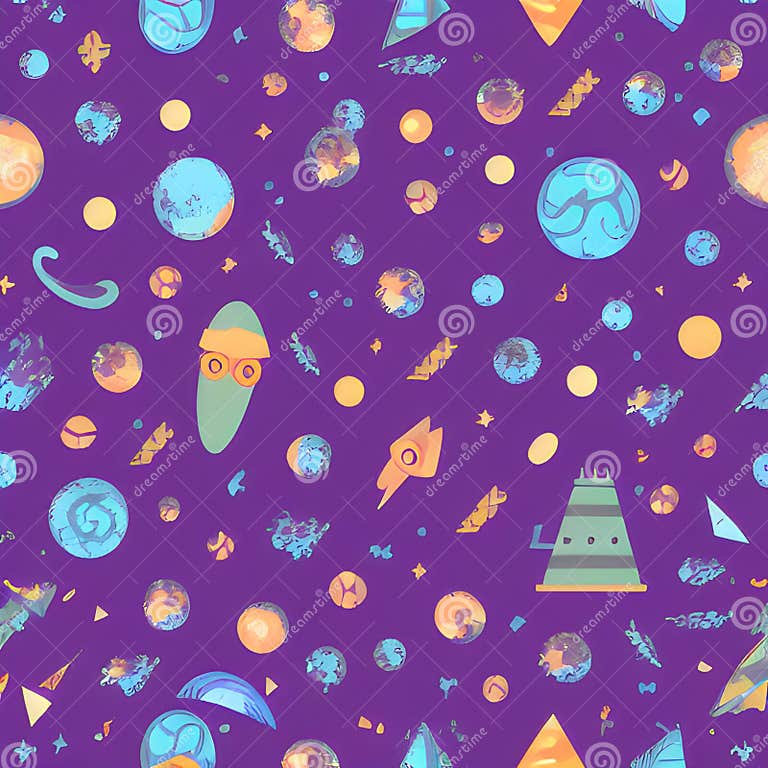 Galaxy Space Draw Abstract Background, Nebula Light Sky, Random Element ...