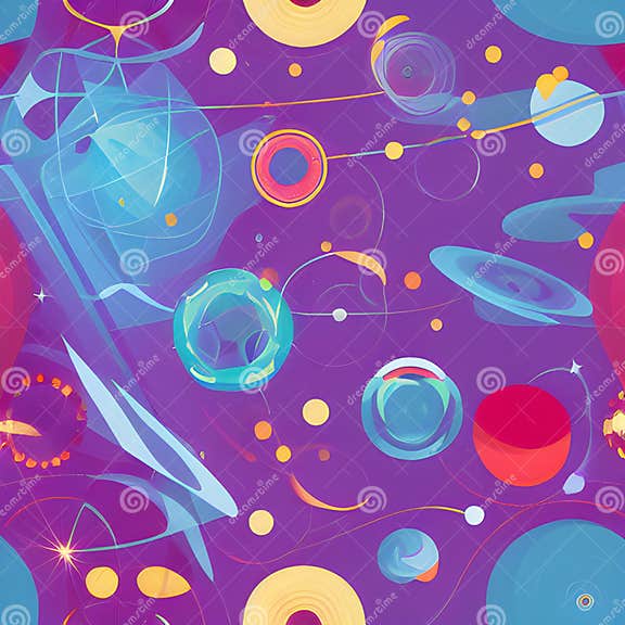 Galaxy Space Draw Abstract Background, Nebula Light Sky, Random Element ...