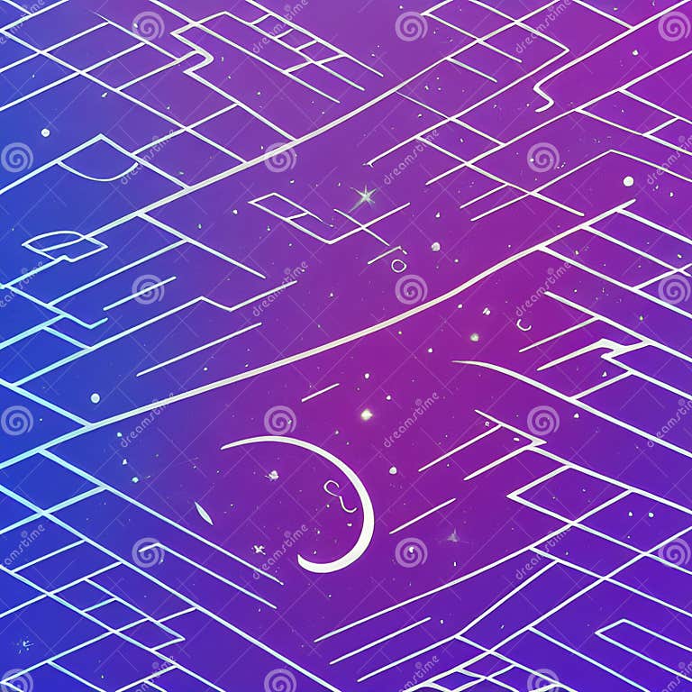 Galaxy Space Draw Abstract Background, Nebula Light Sky, Random Element ...