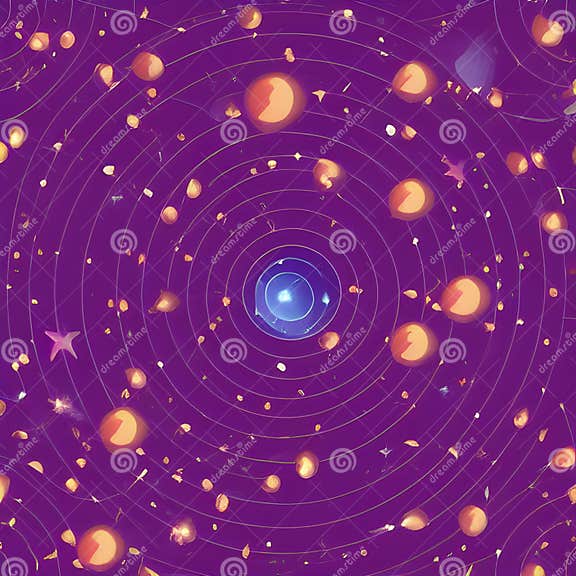 Galaxy Space Draw Abstract Background, Nebula Light Sky, Random Element ...