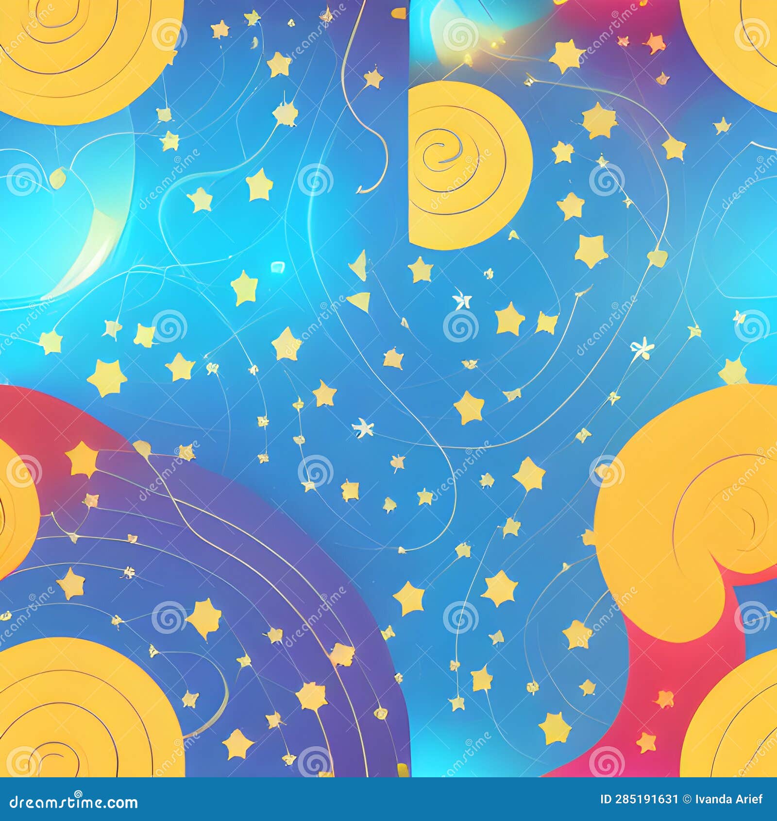 Galaxy Space Draw Abstract Background, Nebula Light Sky, Random Element ...