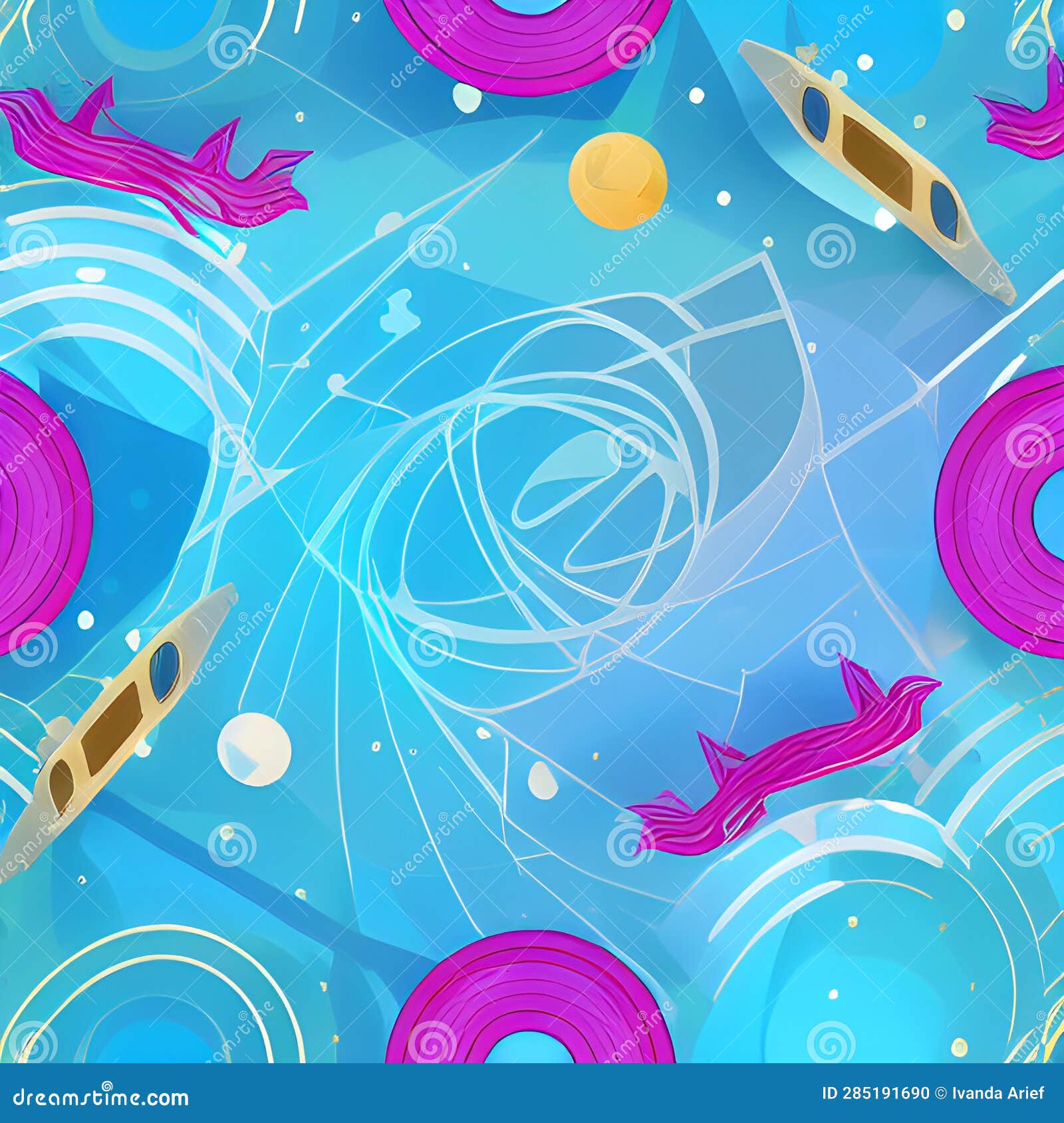 Galaxy Space Draw Abstract Background, Nebula Light Sky, Random Element ...